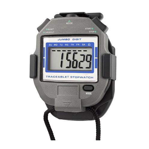 Traceable Jumbo-Digit Stopwatch - Laboratory Disposable Products