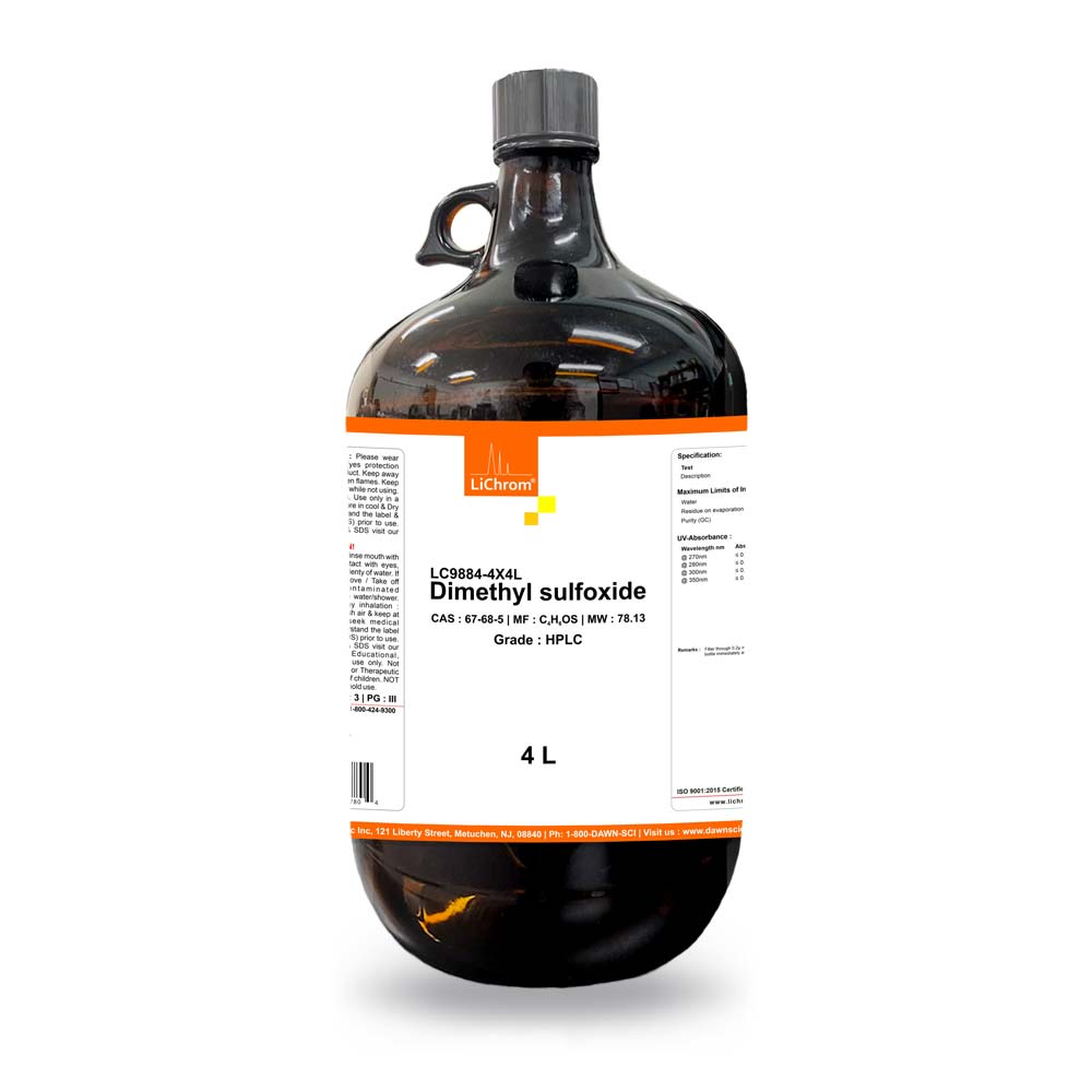 Dimethyl sulfoxide HPLC - Laboratory Disposable Products